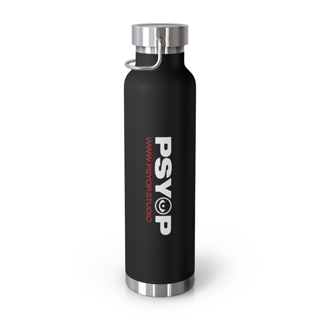 EVERYTHING IS FINE... - 22oz Vacuum Insulated Bottle - PSYOP.STUDIO
