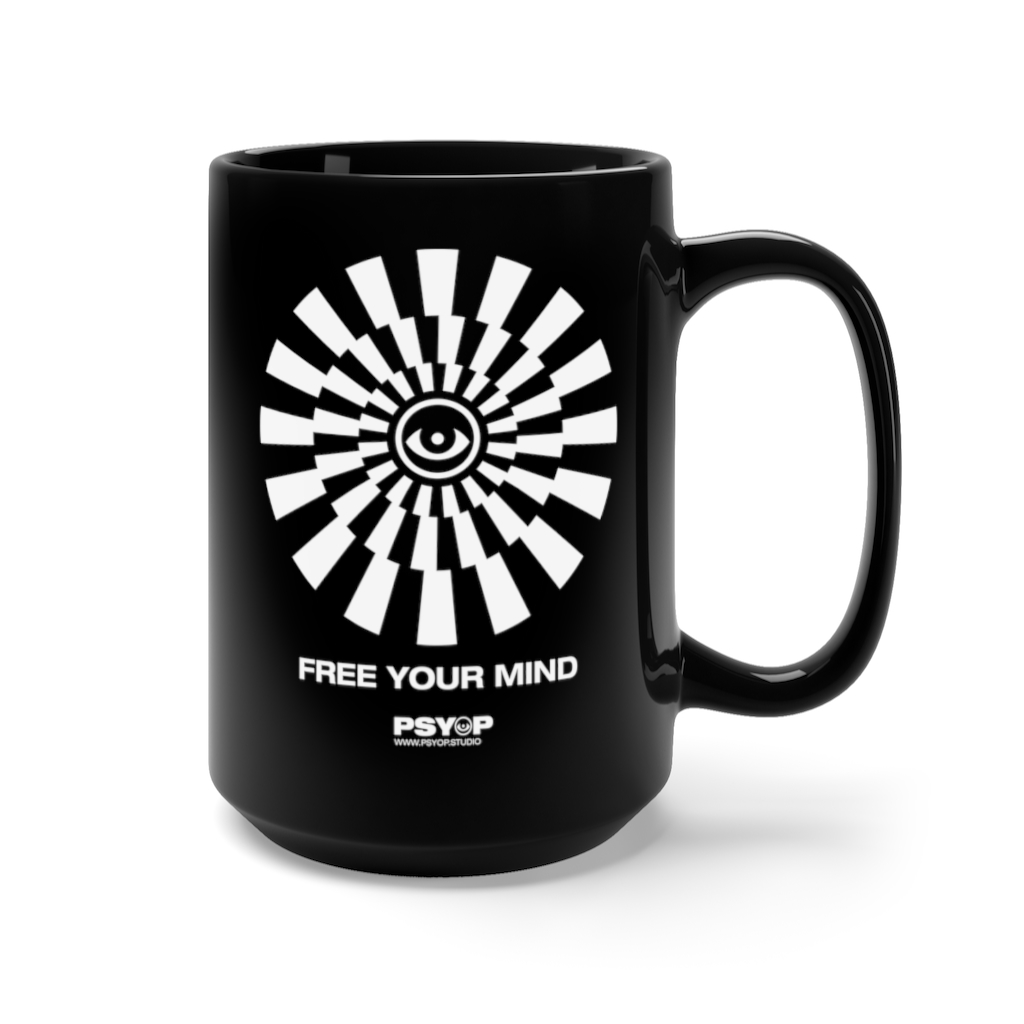 FREE YOUR MIND - Mug 15oz - PSYOP.STUDIO