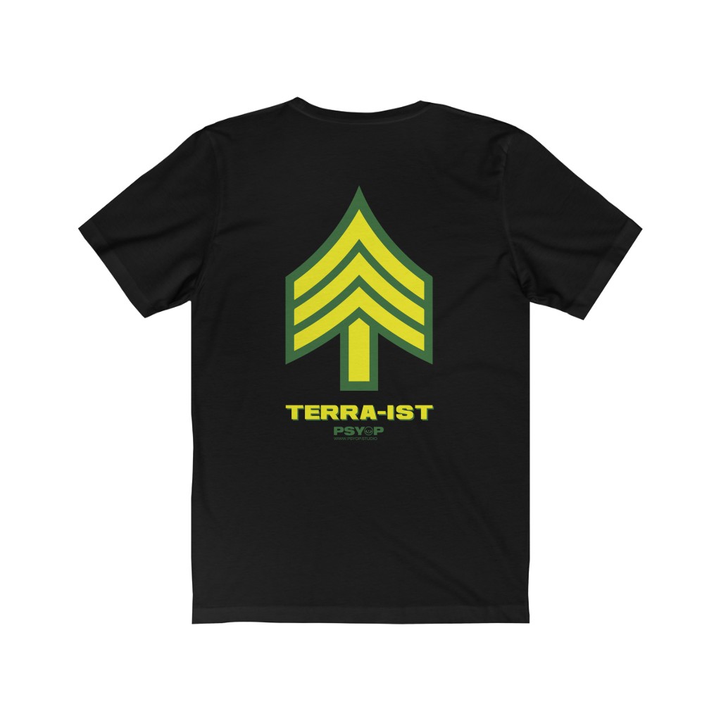 TERRA-IST - Men's T-Shirt - PSYOP.STUDIO