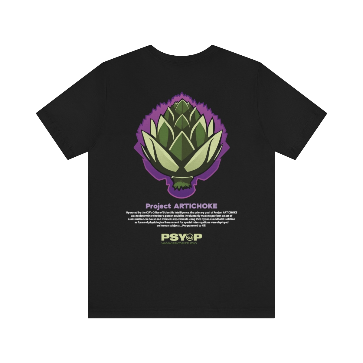 PROJECT ARTICHOKE - Men's T-Shirt - PSYOP.STUDIO